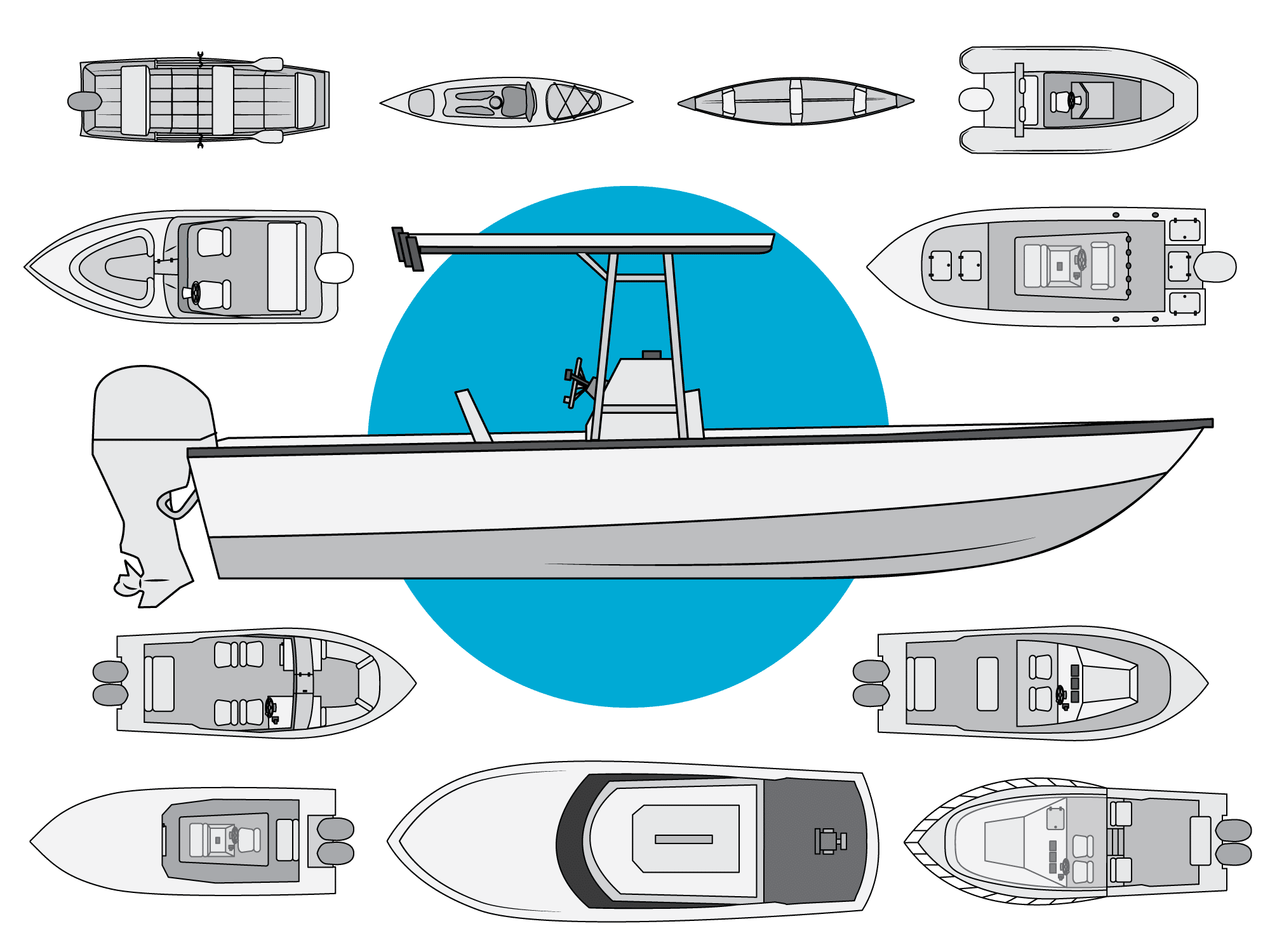 Different Types of Fishing Boats | Salt Water Sportsman